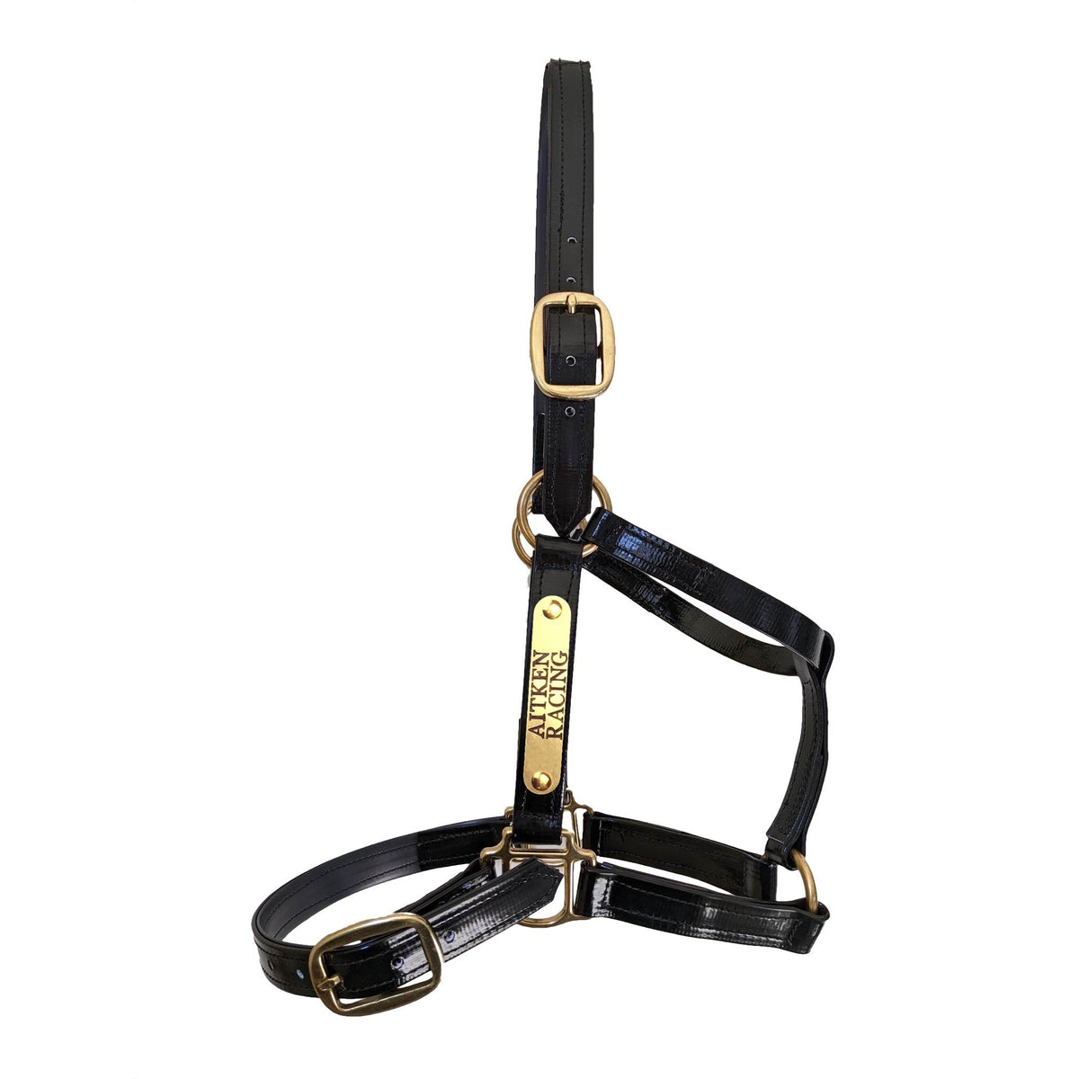 Custom PVC Halter with Engraved Horse Nameplate – Tacklet