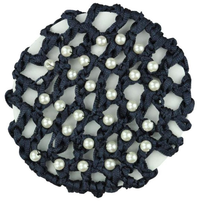Navy Blue Pearl Encrusted Hair Net – Tacklet